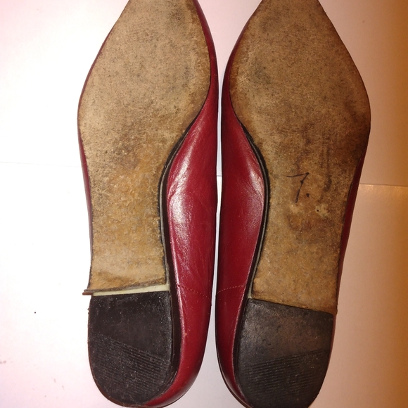 Michael Kors | Shoes | Michael Kors Maroon 1m Laced Toe Flatspeeled ...